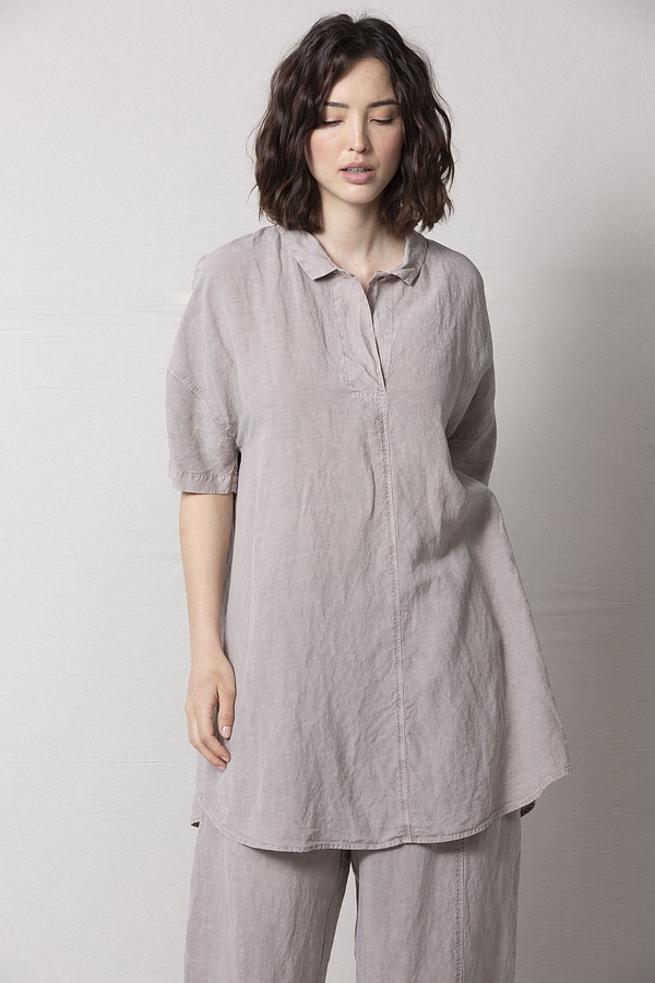 OSKA UK - Blouse 514 / Lyocell-Linen Blend