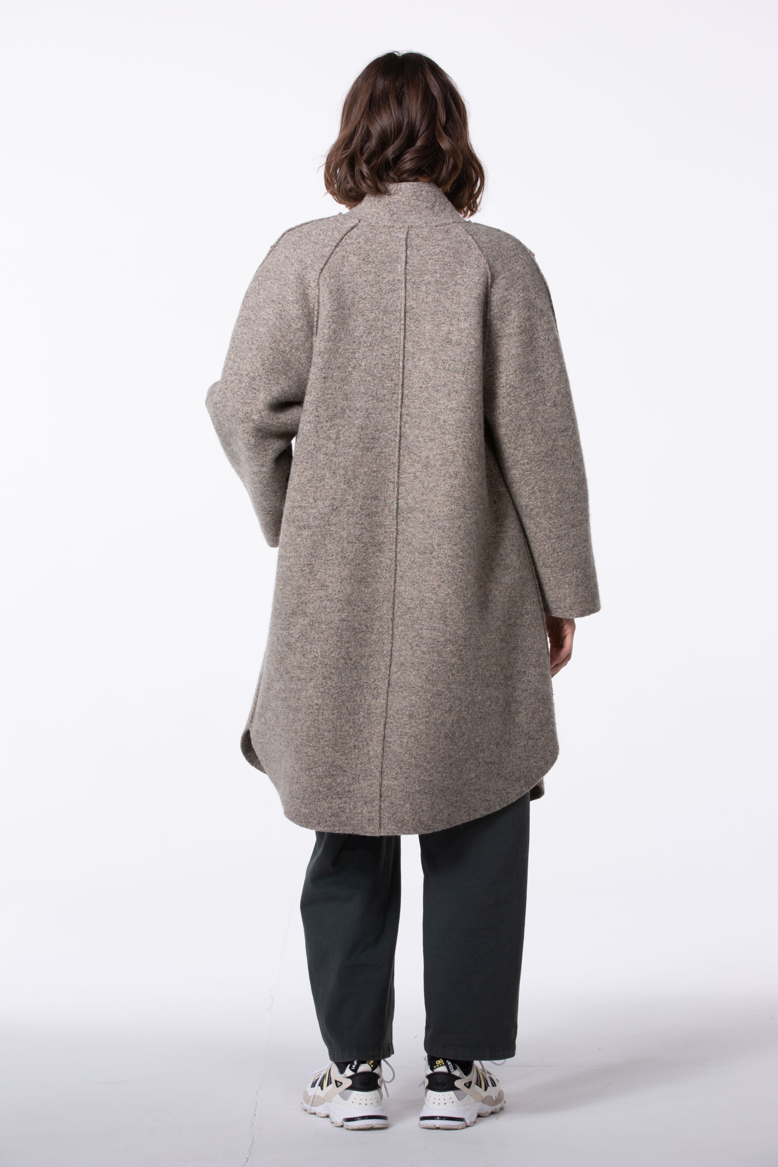 OSKA USA - Coat 401 / Mouliné boiled wool