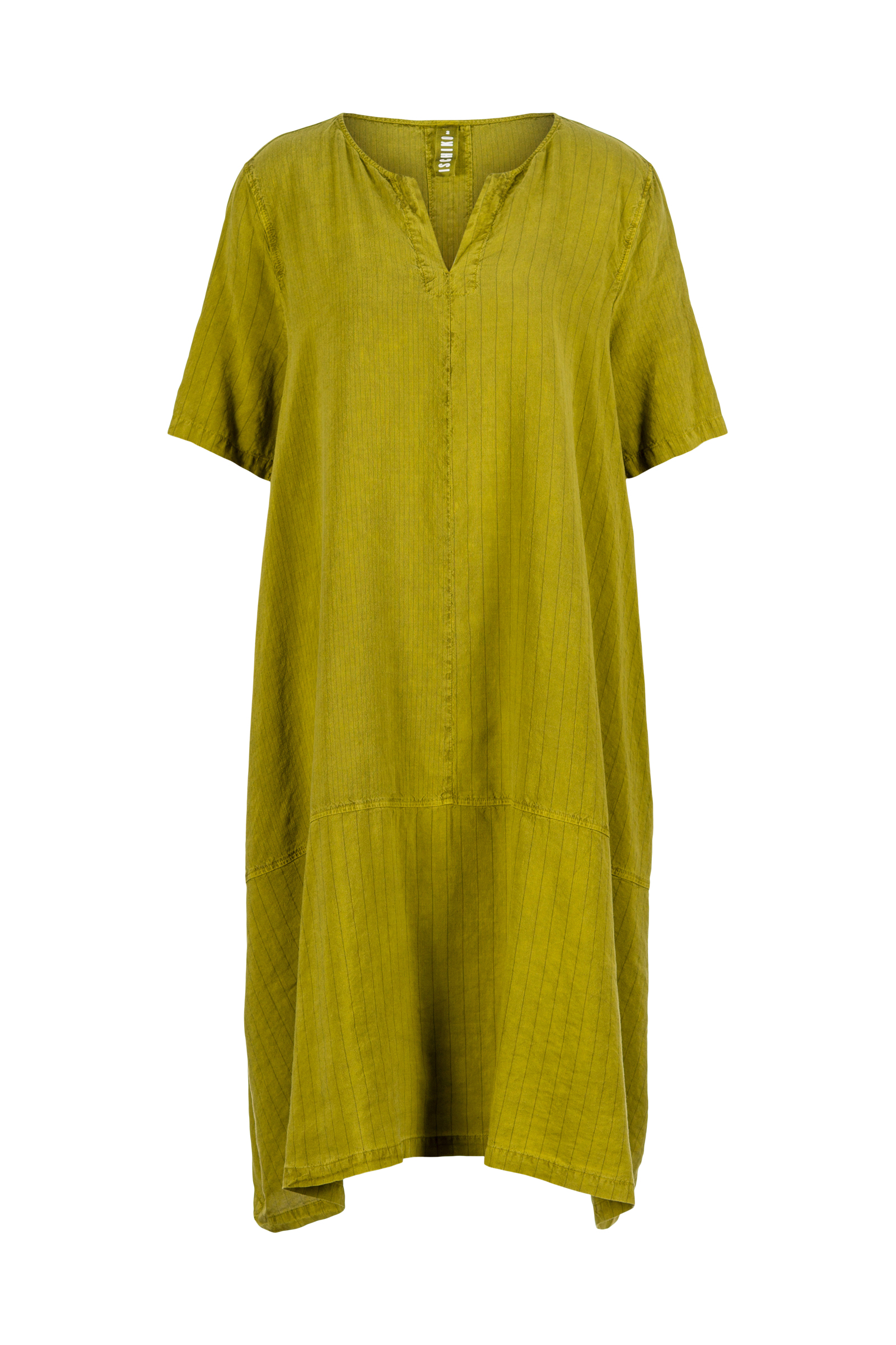OSKA France - Dress 405 / Lyocell-Linen Blend with Pinstripe