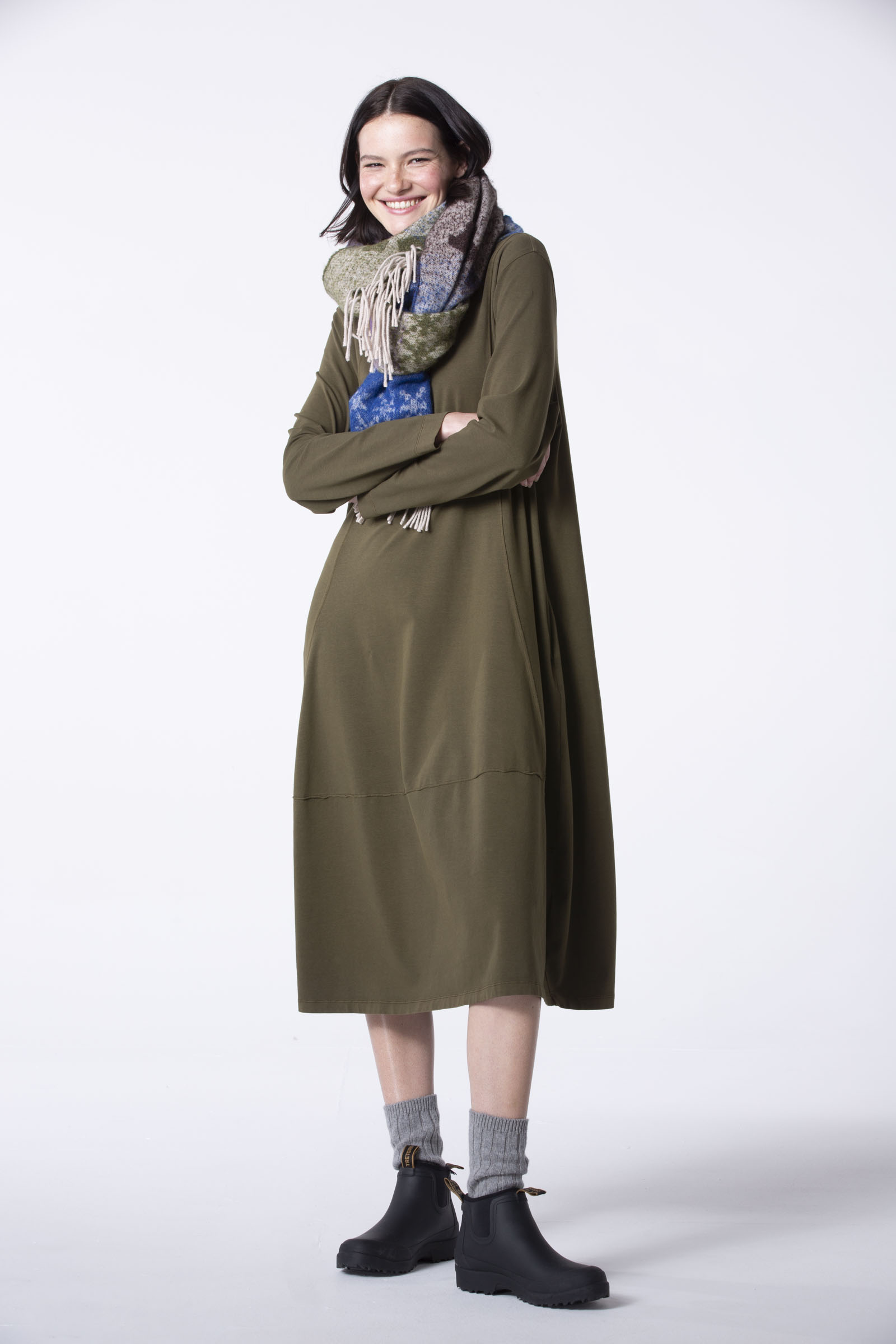 OSKA France - Robe 307 / Jersey de coton stretch