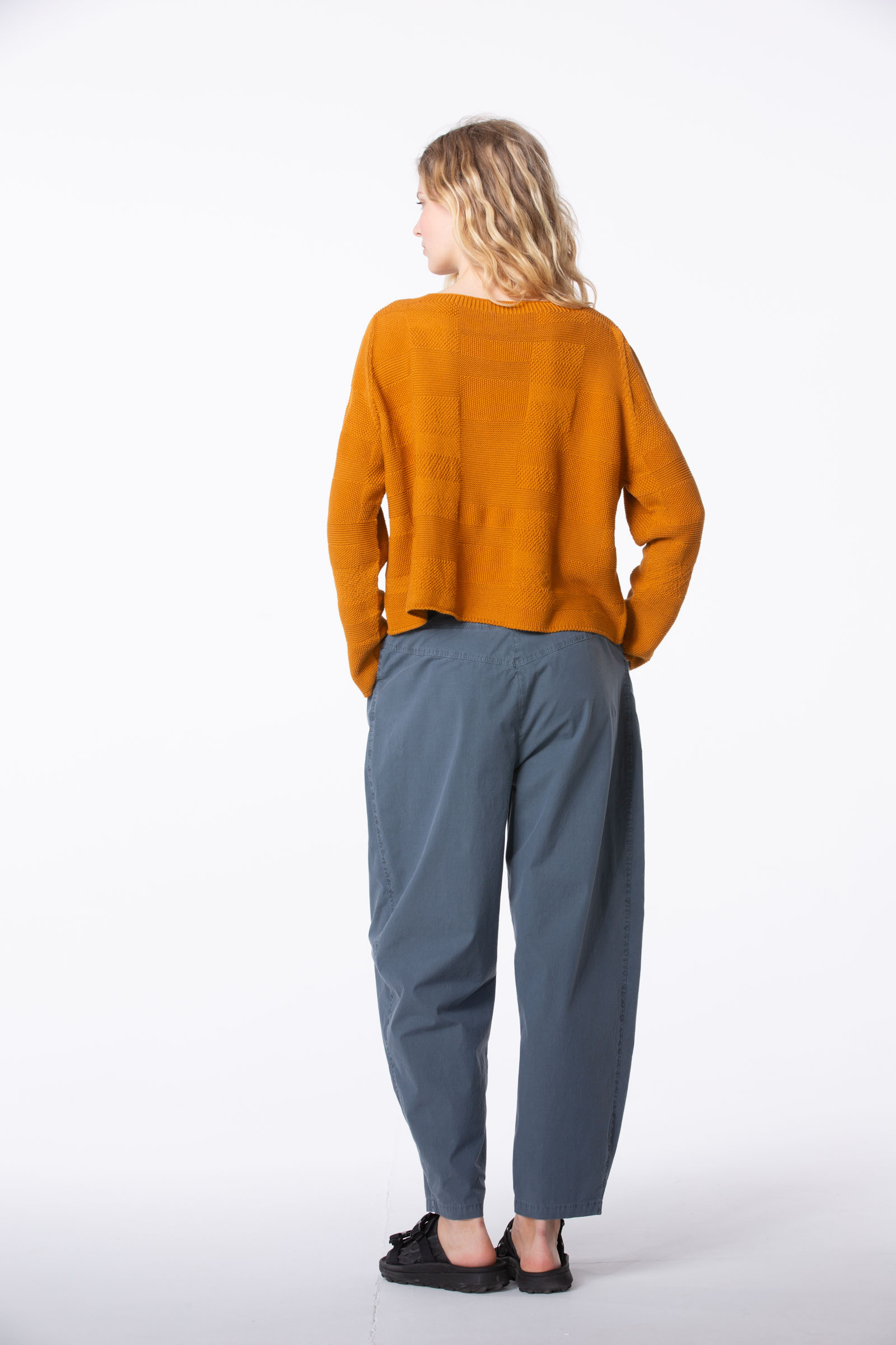 OSKA UK - Trousers 405 / Cotton Stretch with Stripes