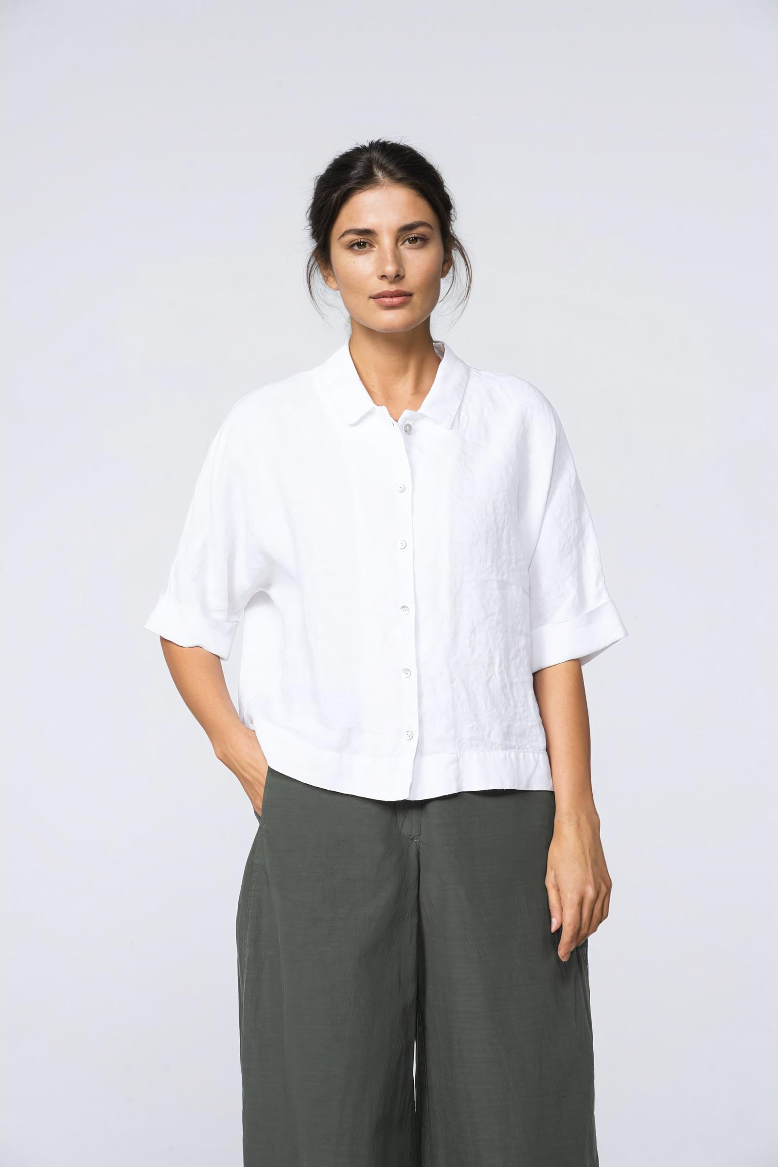OSKA UK - Blouse 410 / Pure Linen