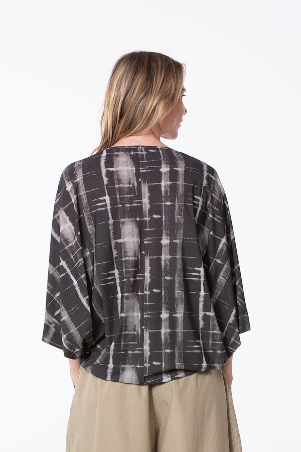 OSKA USA - Blouse 528 / Ultra-light Techno Stretch with Shibori Print