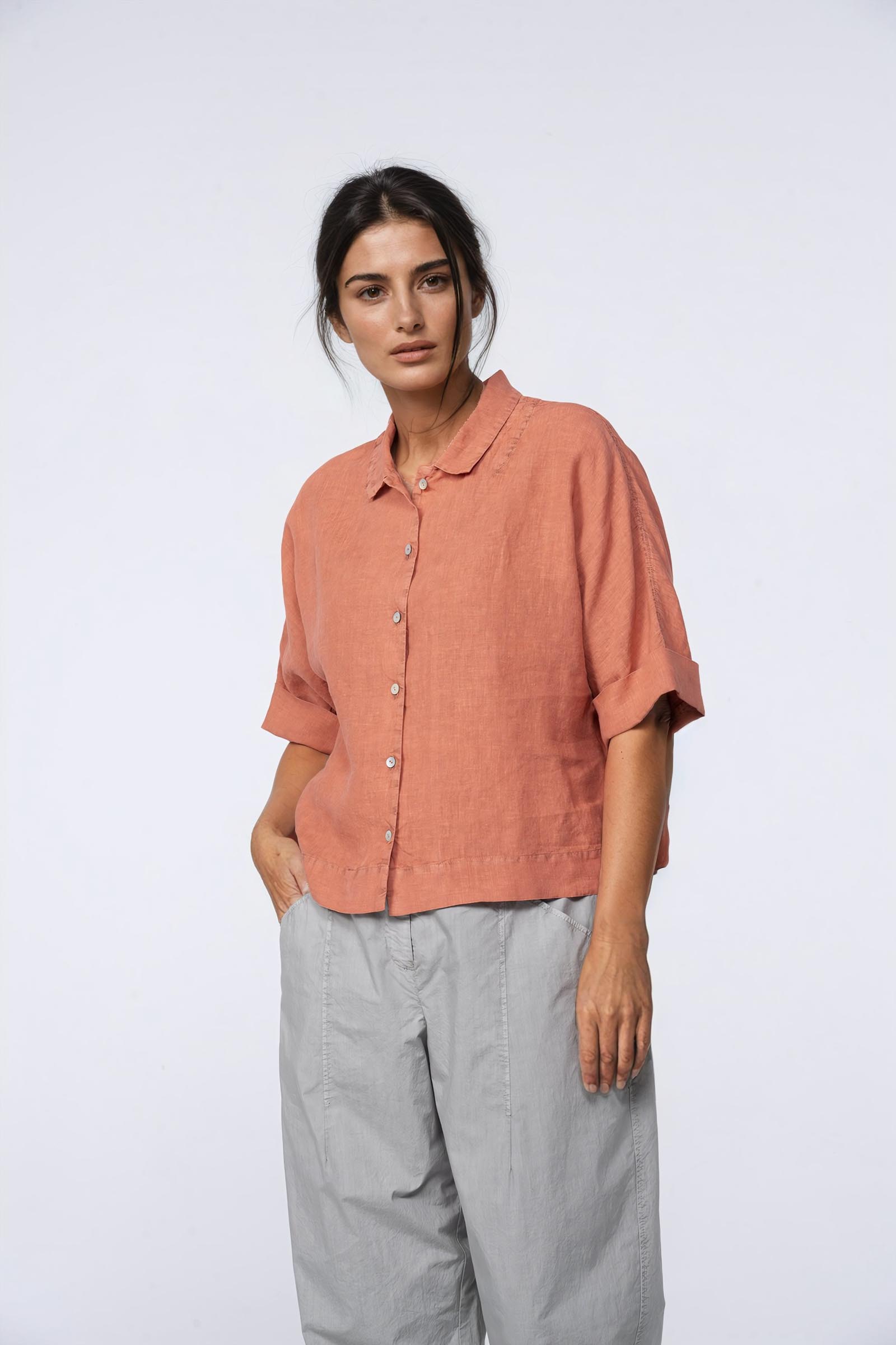 OSKA UK - Blouse 410 / Pure Linen