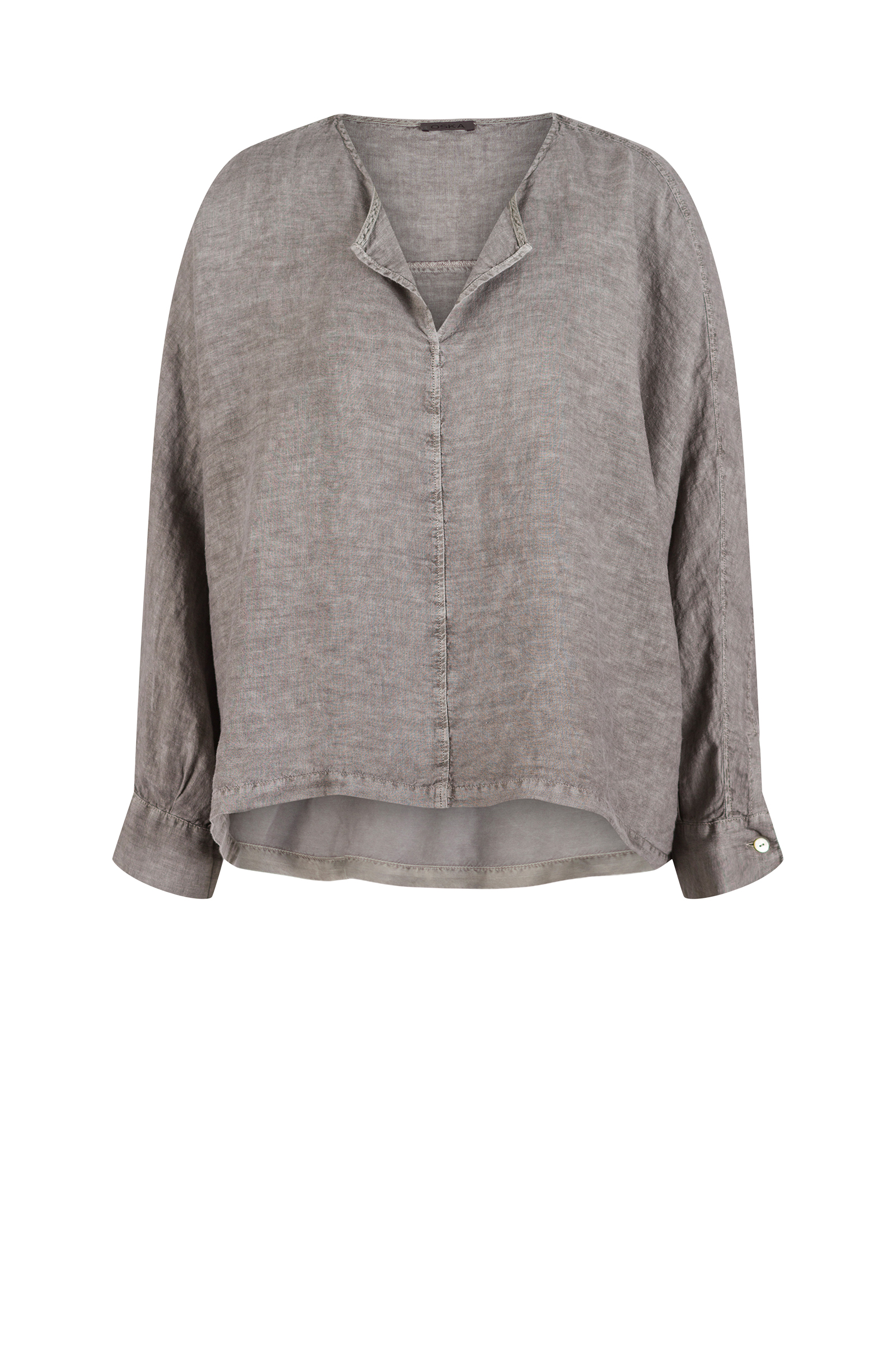 OSKA UK - Blouse 433 / Linen with Cupro-Modal