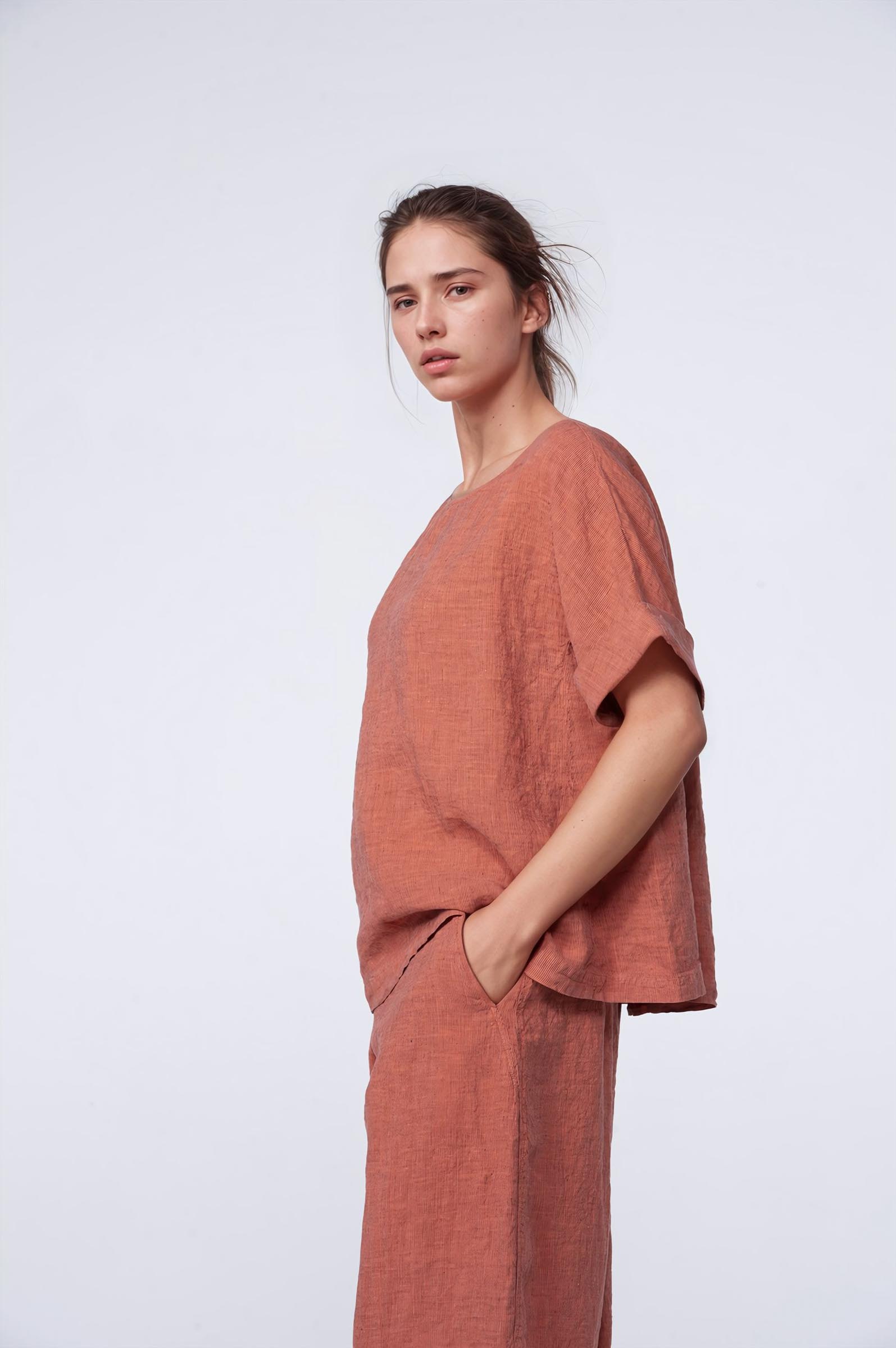 OSKA UK - Blouse 435 / Pure Linen