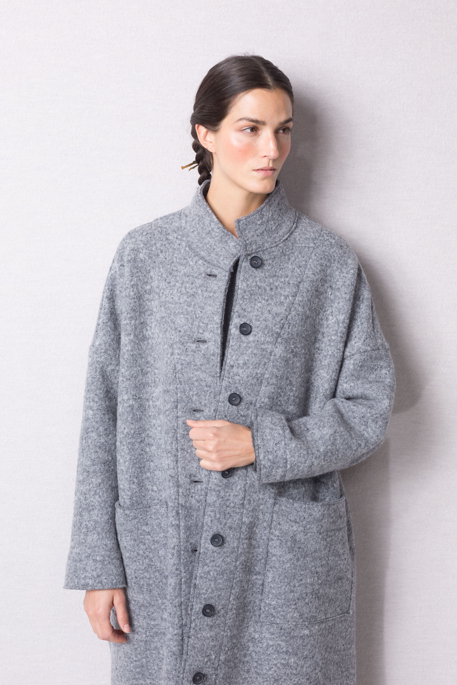 OSKA Canada - Coat 403 / Tweed boiled wool