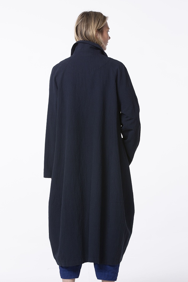 OSKA UK - Coat 503 wash / Seersucker with Delavé Look