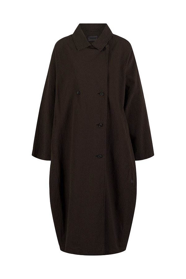 OSKA UK - Coat 503 wash / Seersucker with Delavé Look