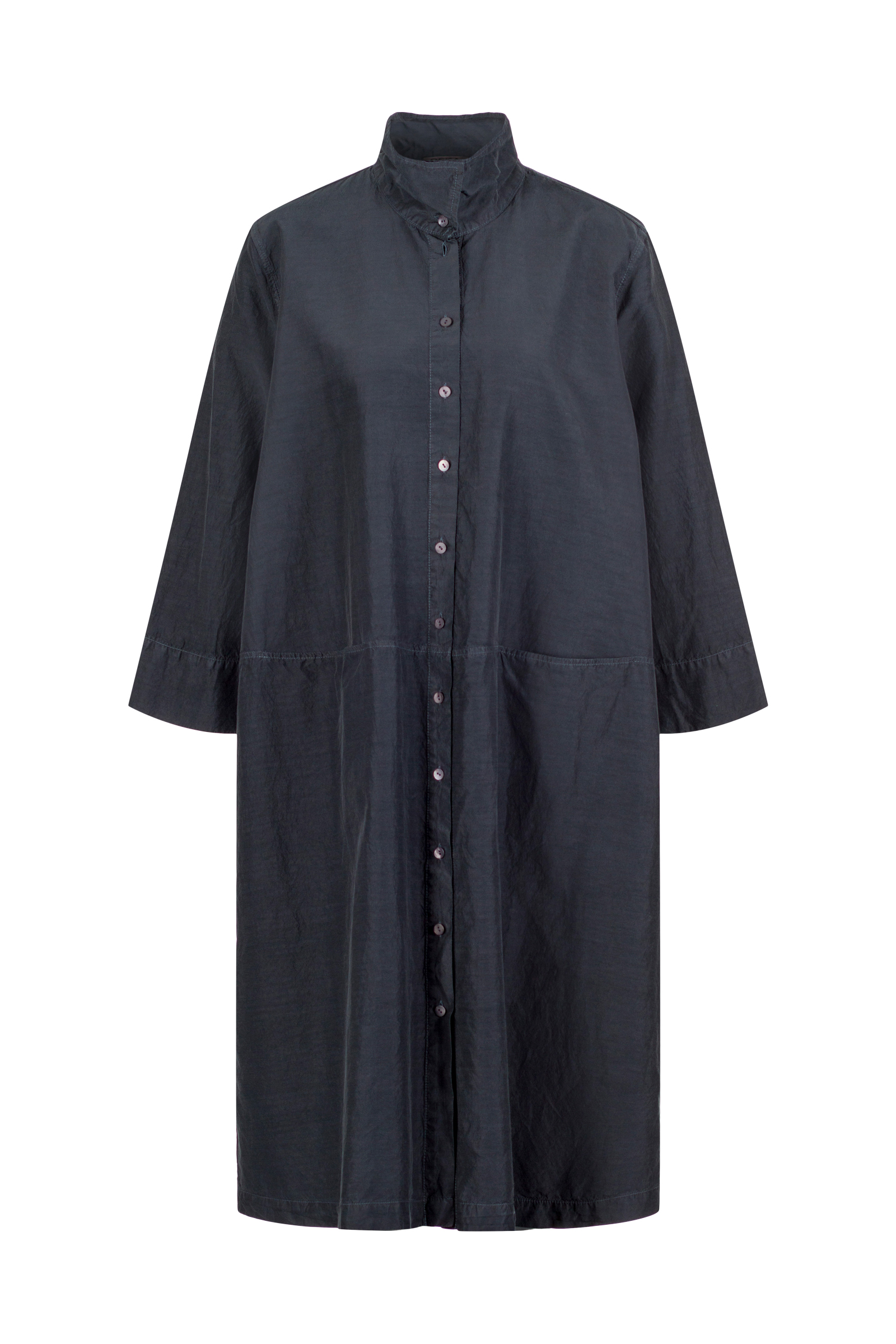 OSKA USA - Dress 437 / Cotton-Cupro Rips