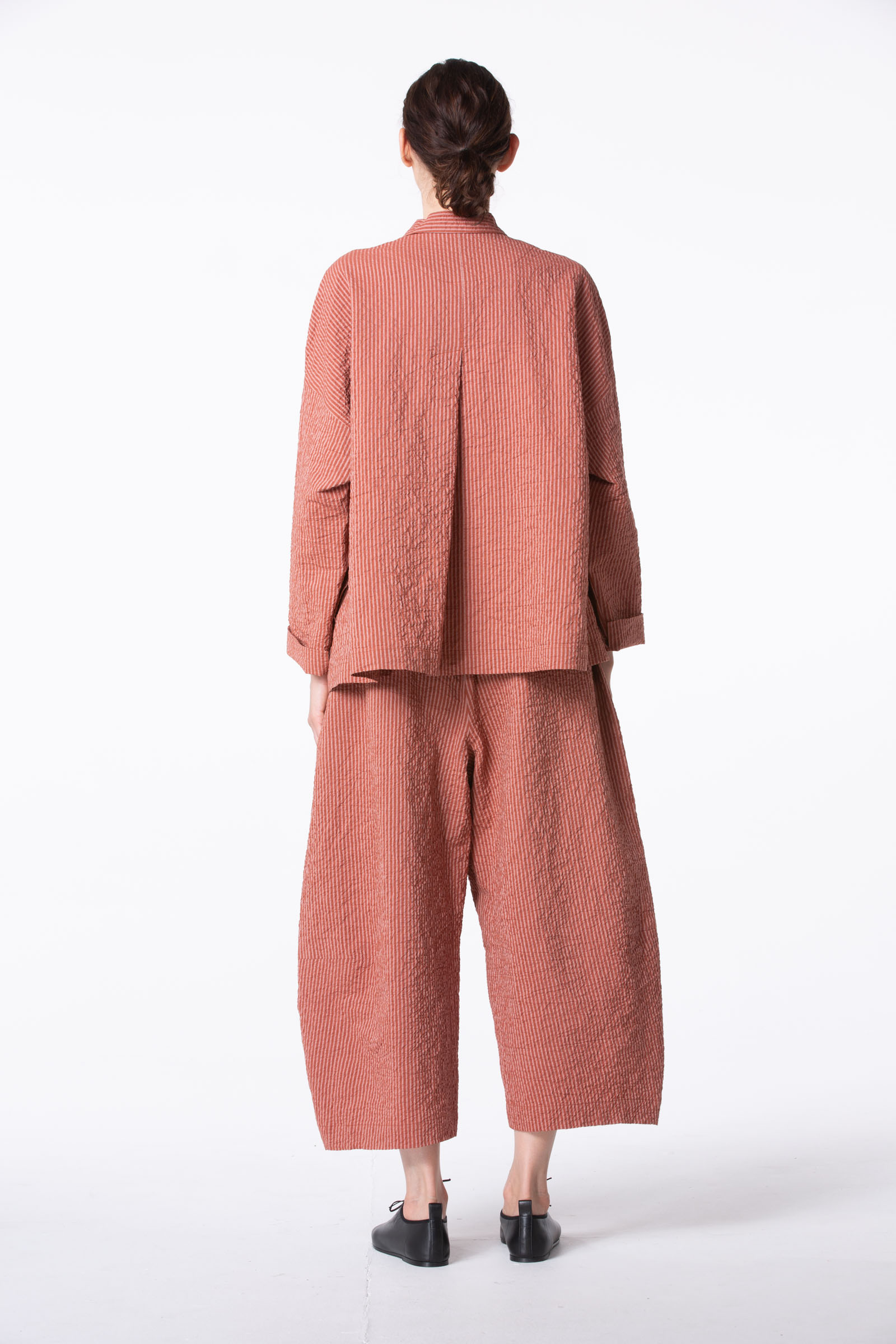 OSKA UK - Trousers 423 / Chambray Stripes