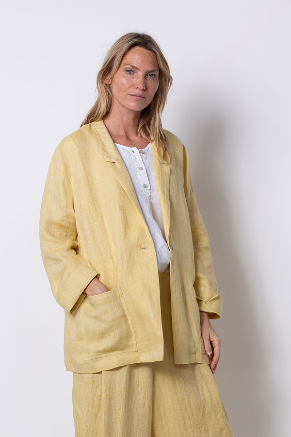 OSKA USA - Jacket 510 / Pure Linen Two-tone Herringbone