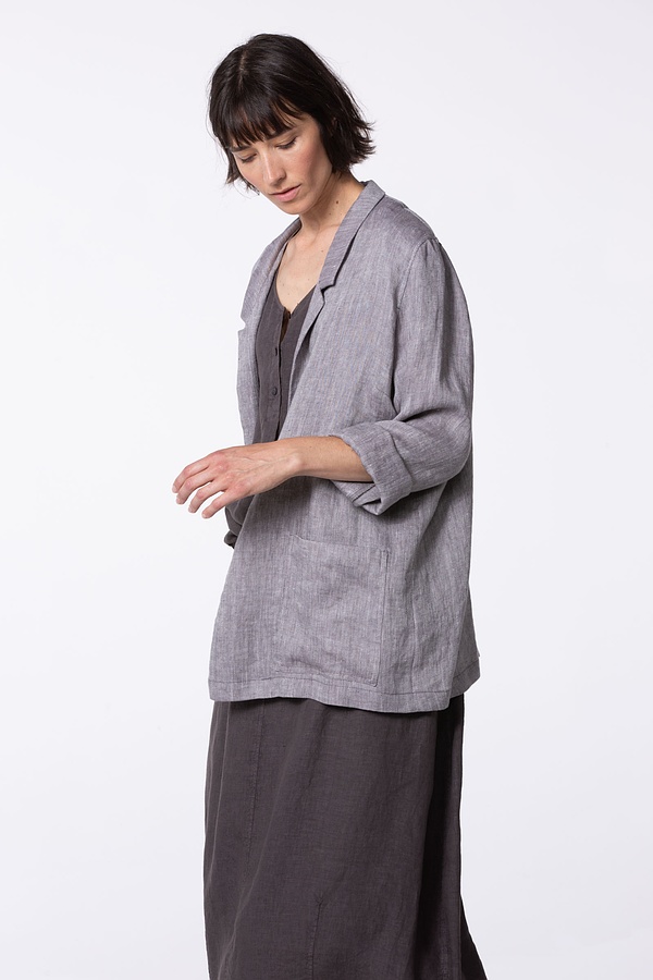 OSKA USA - Jacket 510 / Pure Linen Two-tone Herringbone