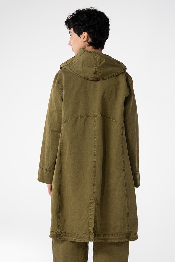 OSKA - Mantel 604 / Baumwoll-Leinen Twill