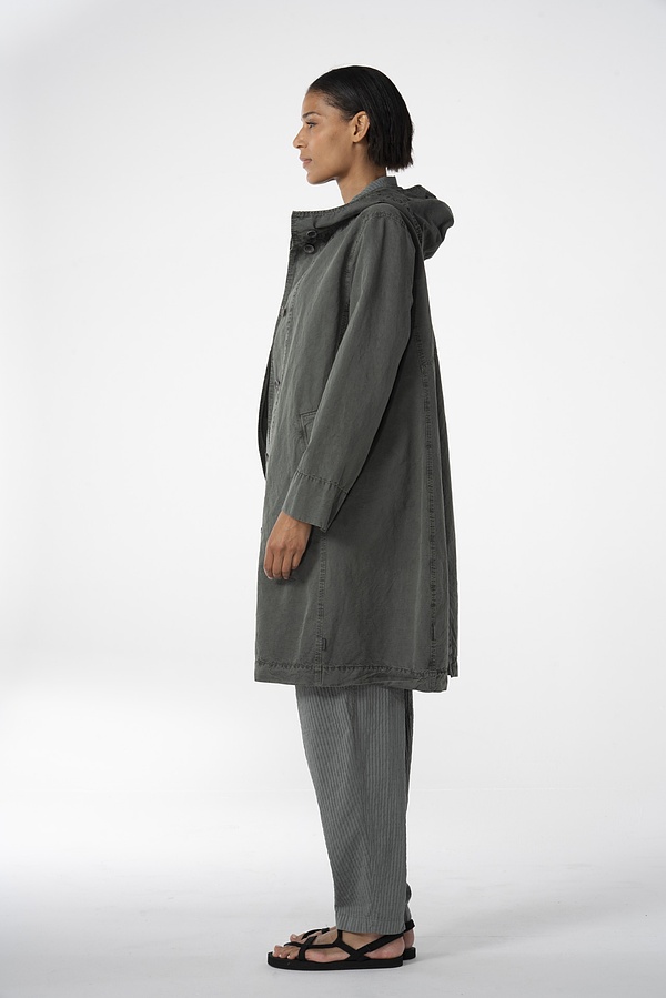 OSKA - Mantel 604 / Baumwoll-Leinen Twill