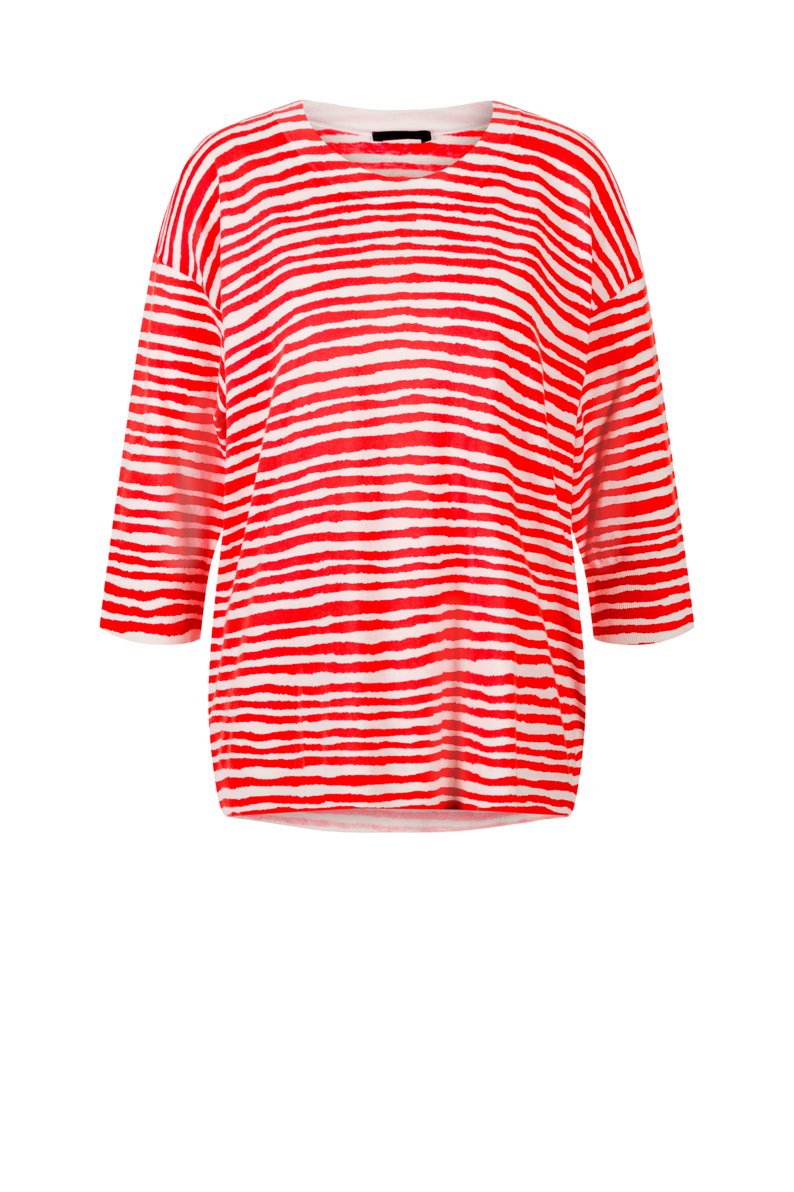 OSKA Switzerland - Pullover 417 / Streifendruck auf Baumwolle