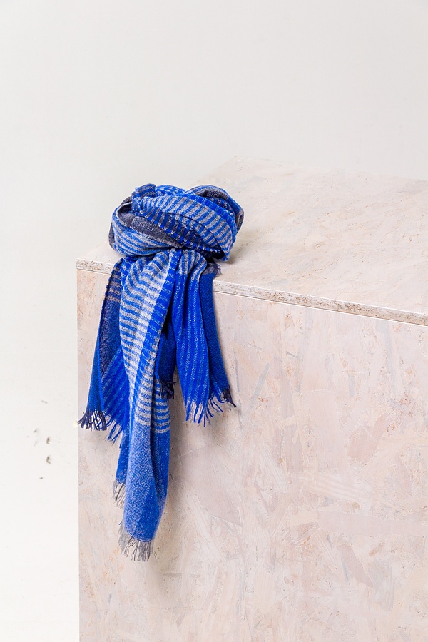 OSKA UK - Scarf 502 / Virgin wool linen polyamide blend
